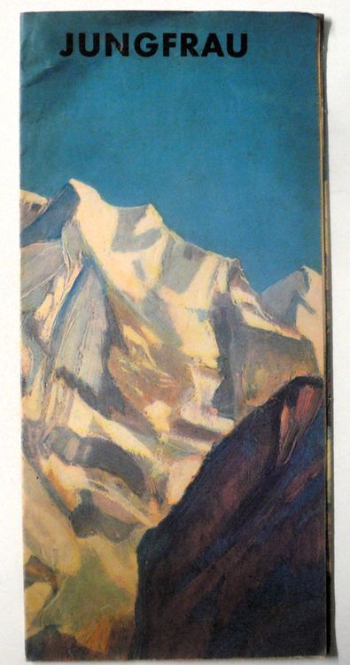 Ernst HODEL, Werbeprospekt zu JUNGFRAU Region (Gebraucht) in Oberhofen am Thunersee für CHF 20 ...
