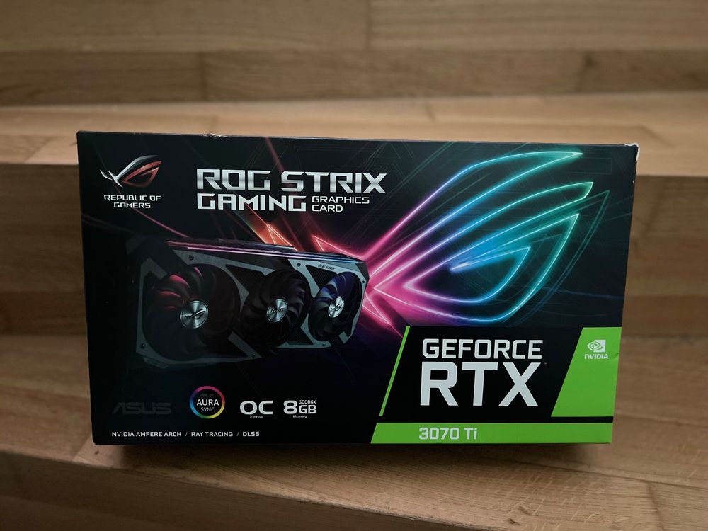 ASUS GeForce ROG STRIX RTX 3070 Ti GAMING - Top Zustand (Gebraucht) in Jonen für CHF 416 – nur ...