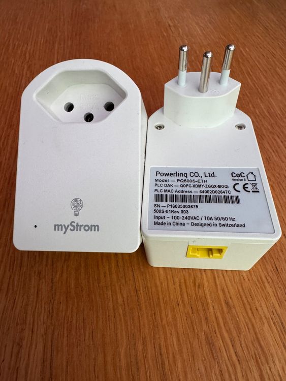 Power Line Adapter - myStrom - Powerlinq PQ500S-ETH (Gebraucht) in ...