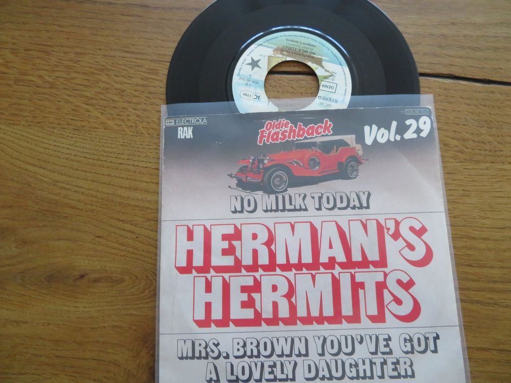 Herman's Hermits Single Schallplatte - No Milk Today! (Neu (gemäss ...