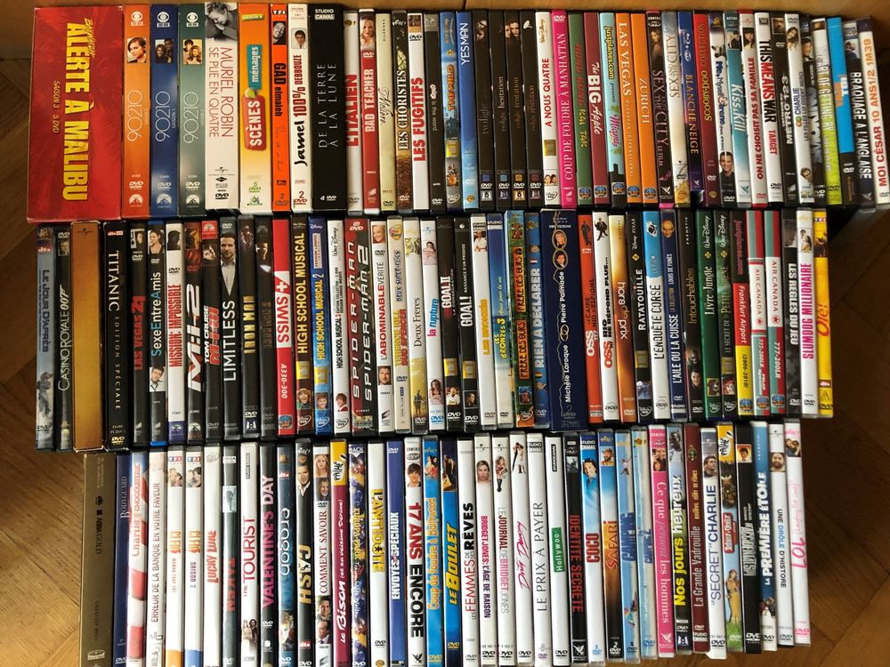 Lot de 130 DVD (D'occasion) à Genève pour CHF 80 – avec livraison ...