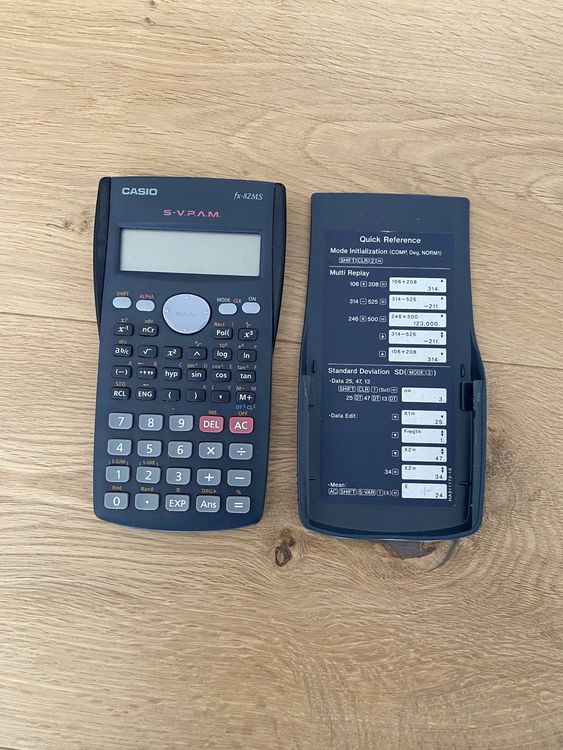 Casio fx-82 MS (Gebraucht) in Wollerau für CHF 5 – nur Abholung auf ...