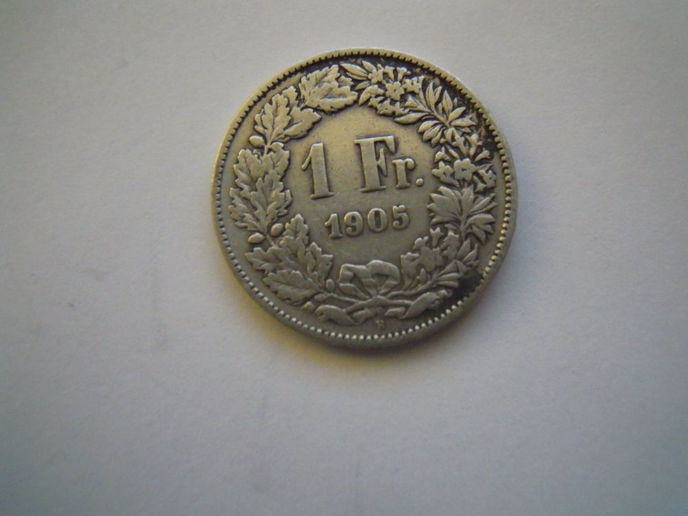 1 Fr. 1905 silber (Gebraucht) in Kriegstetten für CHF 2.4 – mit Lieferung auf Ricardo kaufen