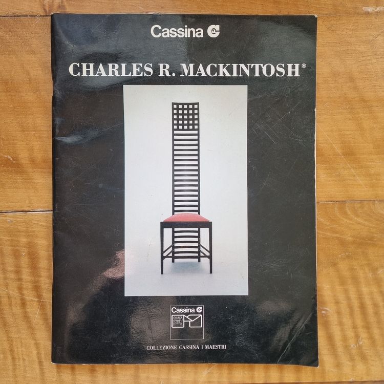 Charles R. Mackintosh Design Katalog Cassina 1989 | Kaufen auf Ricardo