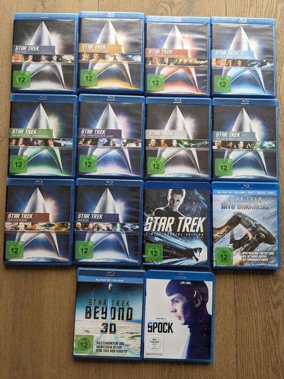 Star Trek alle Filme 1-13 plus Doku "For the Love of Spock" | Kaufen auf Ricardo