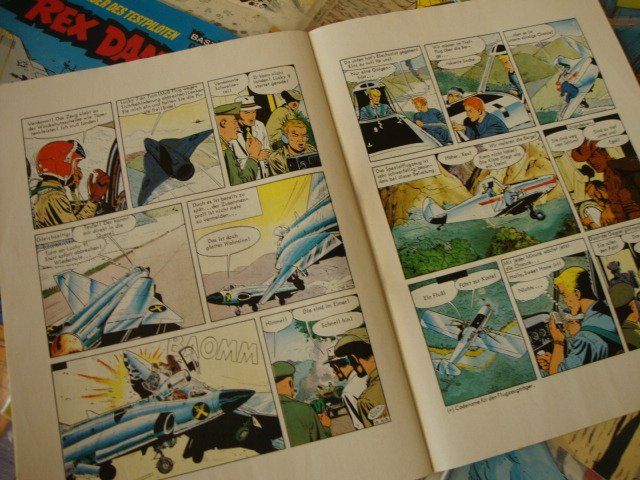 70er Jahre BASTEI Comic REX DANNY Sammlung/Flieger-Abenteuer | Kaufen ...