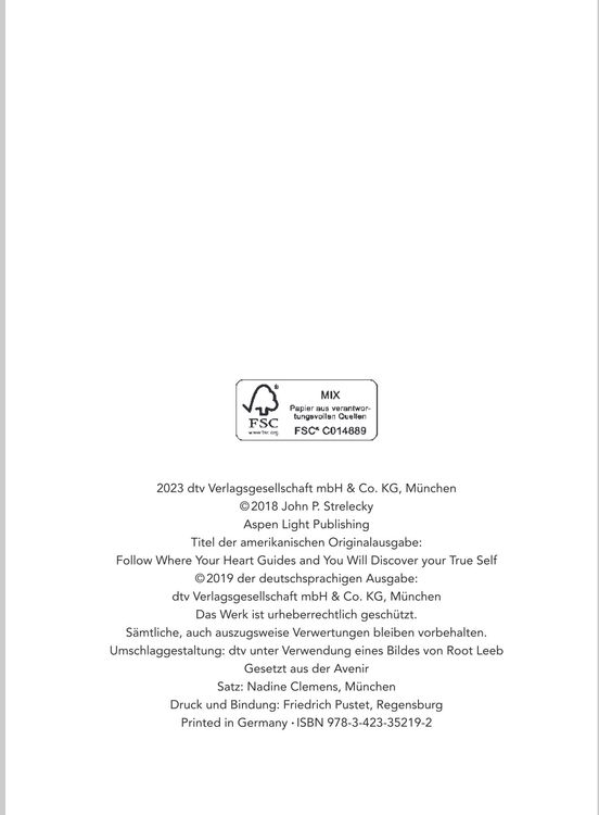 🤍 Folge dem Rat deines Herzens… von John Strelecky, neu 🤍 (Neu (gemäss ...