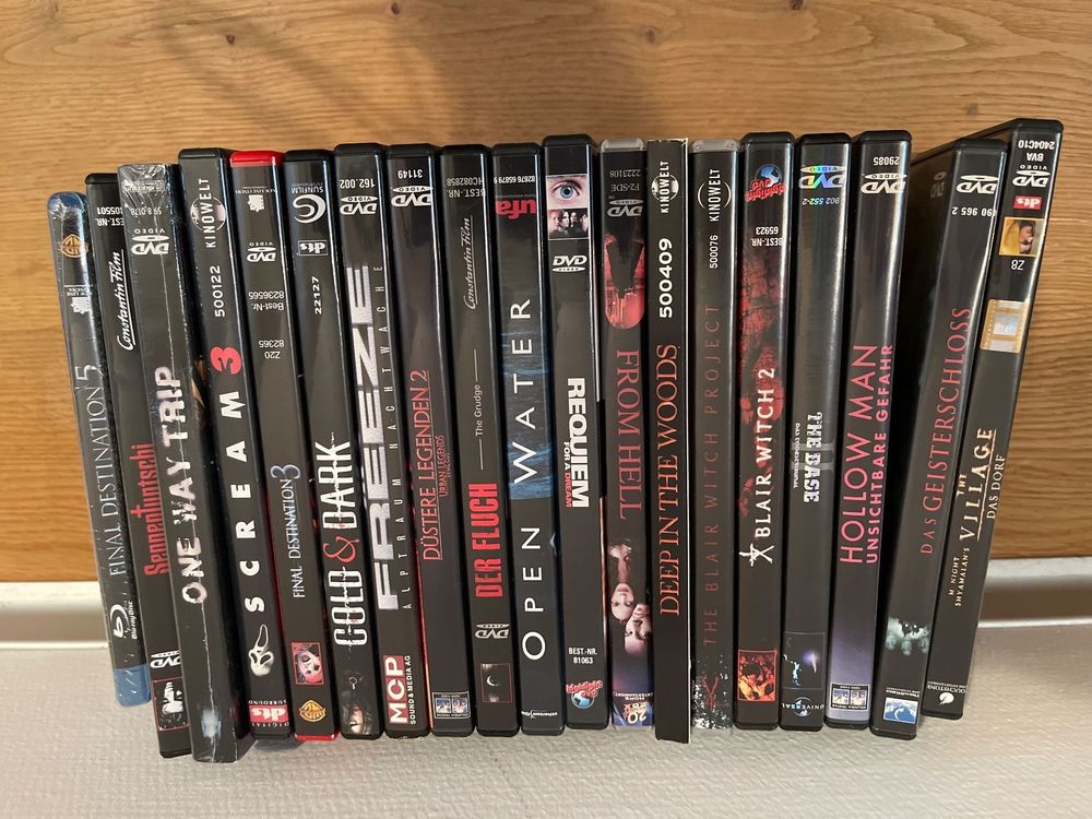 DVD Set Horror 29 DVDs/BluRay | Kaufen auf Ricardo