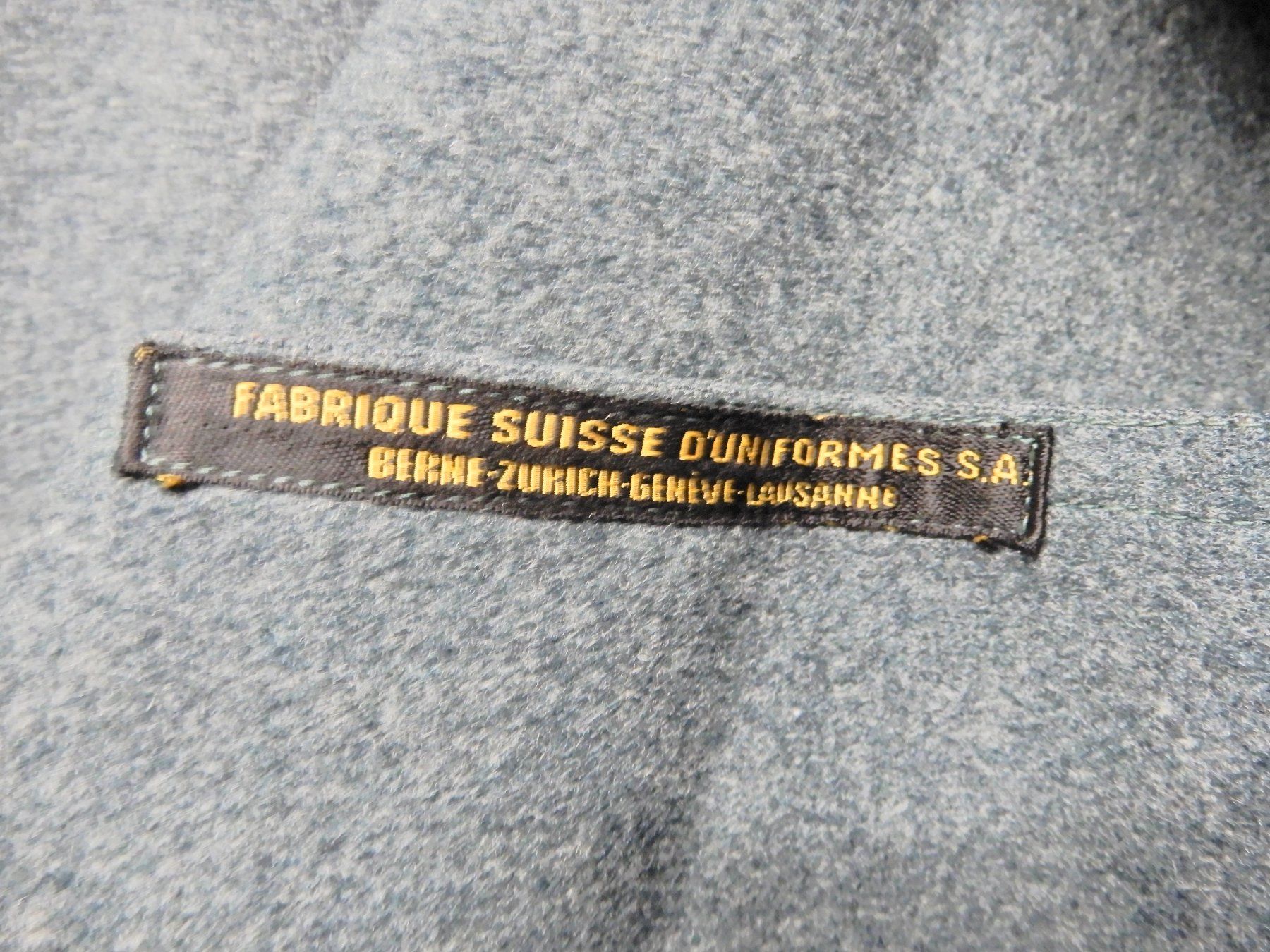 Schweizer Armee Militär Uniform Pelerine Cape Wolle antik (Gebraucht ...