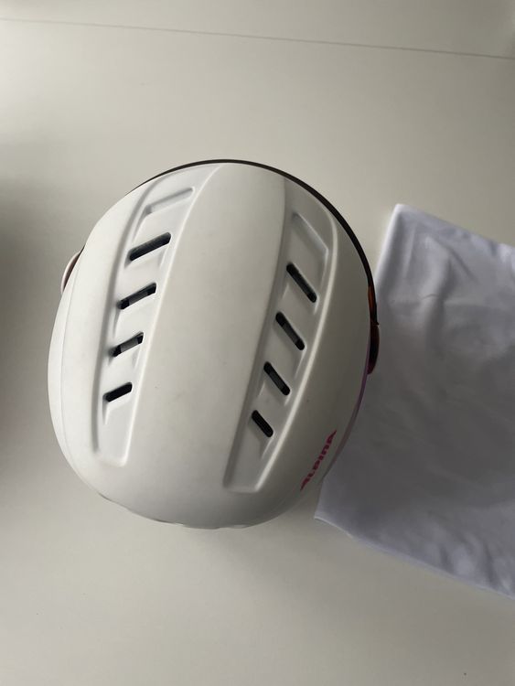 Kinder Ski Helm Mädchen Ski Helm Alpina mit Visier Gr. 51-55 | Kaufen auf Ricardo