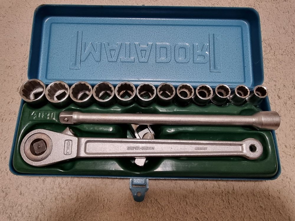 Ratsche Set 1/2 zoll Matador wie Hazet/ Gedore neuwertig (Gebraucht) in ...