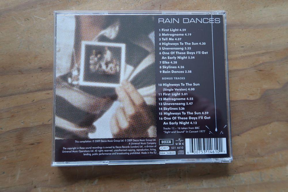 CAMEL - RAIN DANCES - BONUS TRACKS - CD (Gebraucht) in Basel für CHF 7 ...