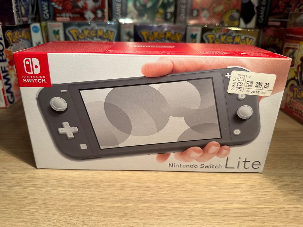 Nintendo Switch Lite Grau OVP CIB + Ladekabel (Gebraucht) in Basel für ...