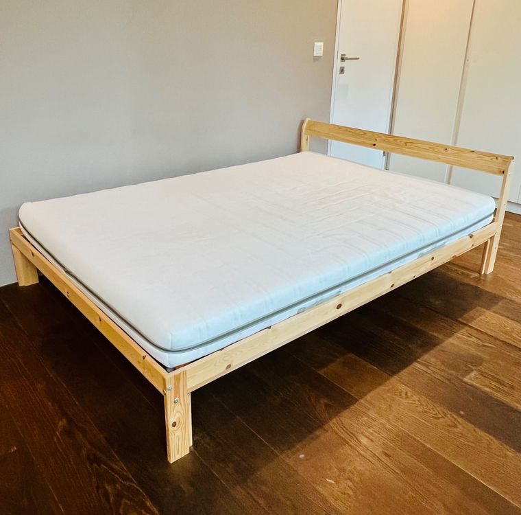 IKEA NEIDEN Bett 140x200 mit Matratze zu verkaufen | Kaufen auf Ricardo