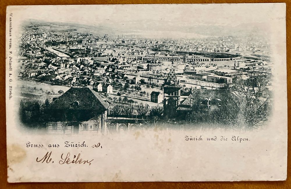 ZÜRICH - Gruss aus Zürich 1901 (Gebraucht) in Lutry für CHF 2 – mit Lieferung auf Ricardo kaufen