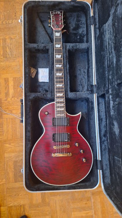 Guitare Électrique ESP LTD EC-401 Cherry Red avec caise (D'occasion) à ...