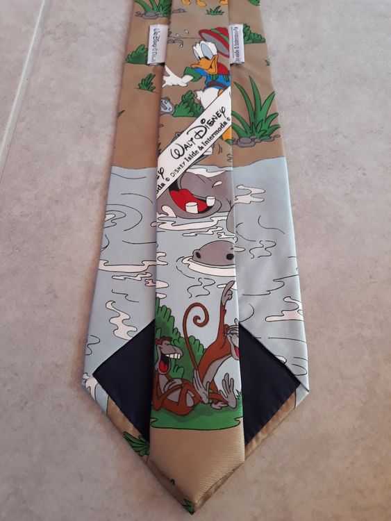 Cravatta Walt Disney vintage, 100% seta, ancora imballata | Kaufen auf ...