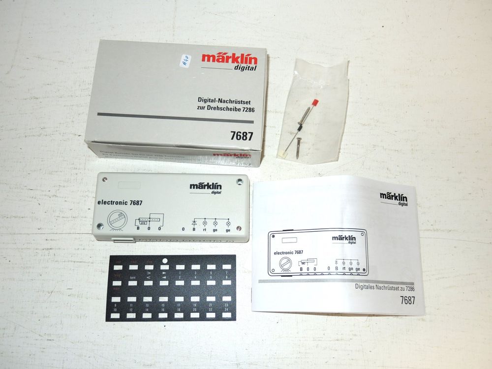 Märklin Digital Nachrüstset für Drehscheibe 7687 (Nuovo (secondo la ...