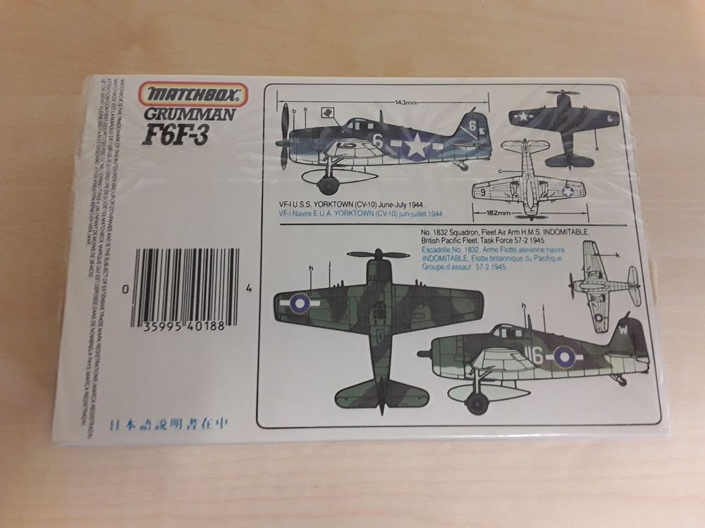 Modellflugzeug _ Grumman HELLCAT _ Matchbox _ NEU _ 1:72 | Kaufen auf ...
