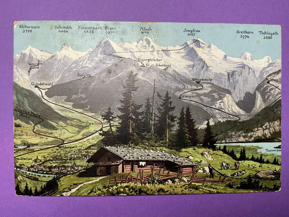 AK von Berner Oberland / Bergpanorama | Kaufen auf Ricardo