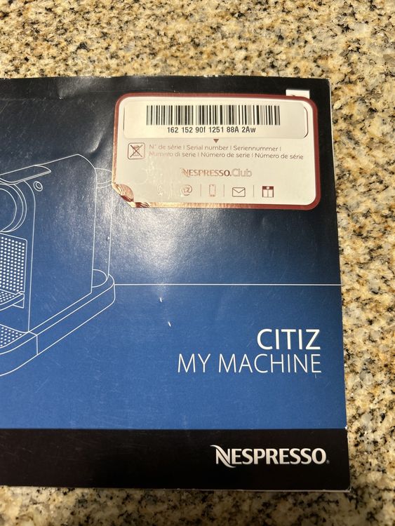 Nespresso Tur Mix Citiz Kaffeemaschine | Kaufen auf Ricardo