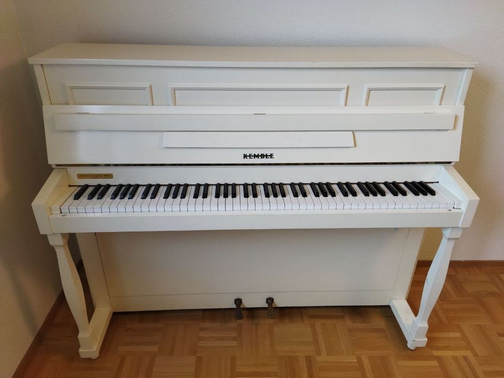 Klavier Kemble, weiss (Gebraucht) in Kollbrunn für CHF 125 – mit ...