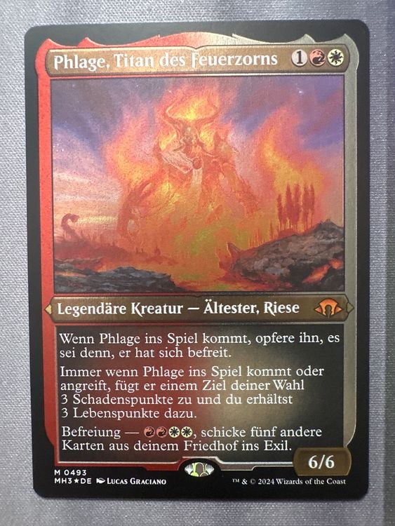 Phlage, Titan des Feuerzorns ETCHED FOIL Variant 0493 MH3 (Neu (gemäss Beschreibung)) in ...