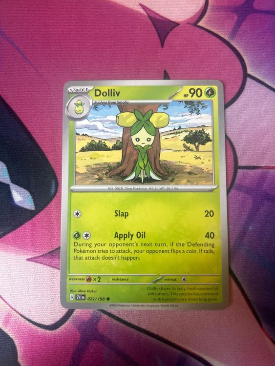 Pokemon scarlet & violet Doliv Nr 022 year 2023 | Kaufen auf Ricardo