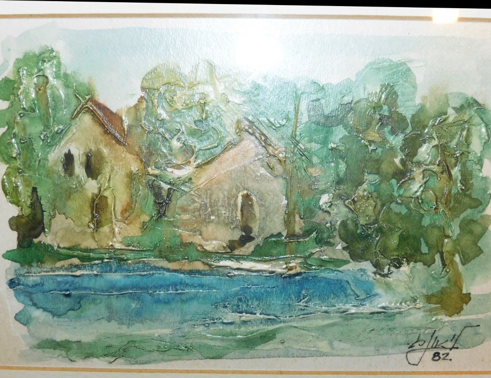 Neue Fundschätze Kunst Ölgemälde kl Ölbild signiert | Kaufen auf Ricardo