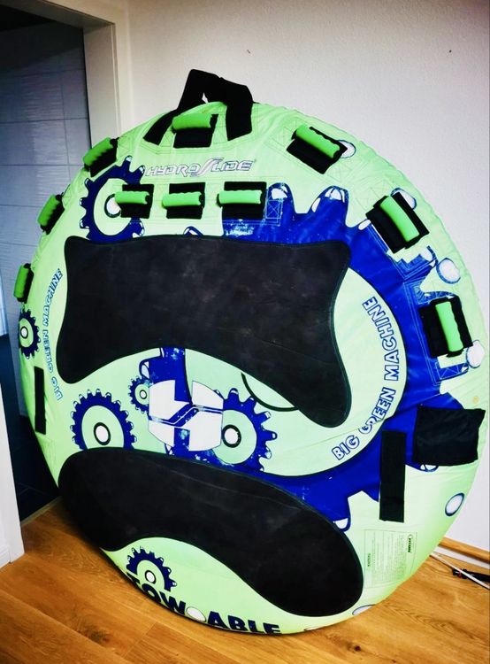 Hydro Slide Towable Tube Big Green Machine Sommer Spass! (Gebraucht) in ...