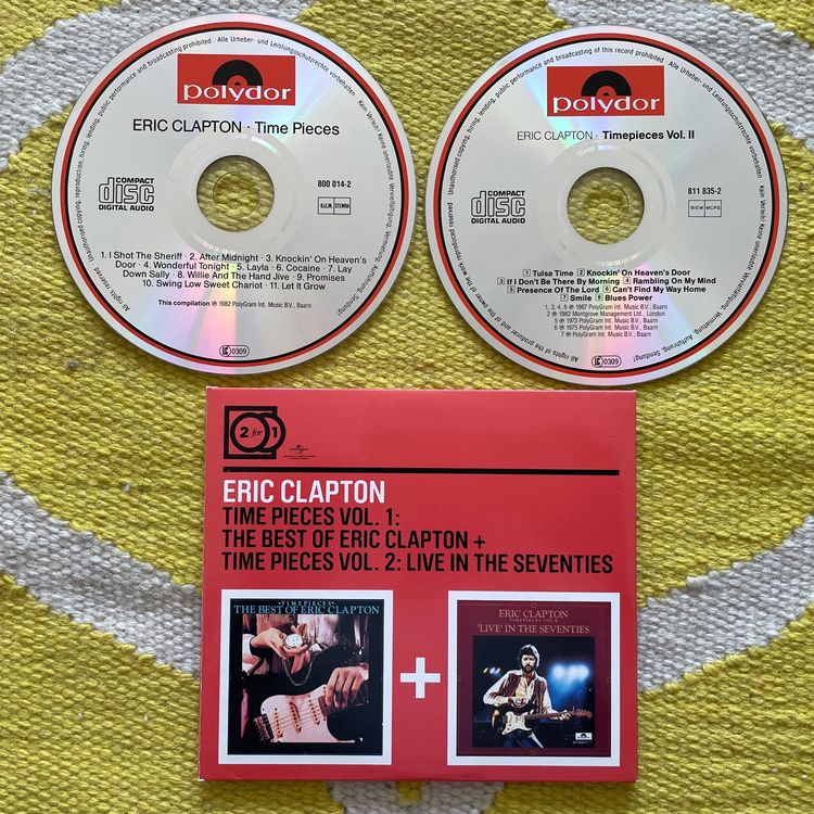 ERIC CLAPTON-2CD BEST OF+LIVE IN THE SEVENTIES (DIGIPACK) (Gebraucht ...