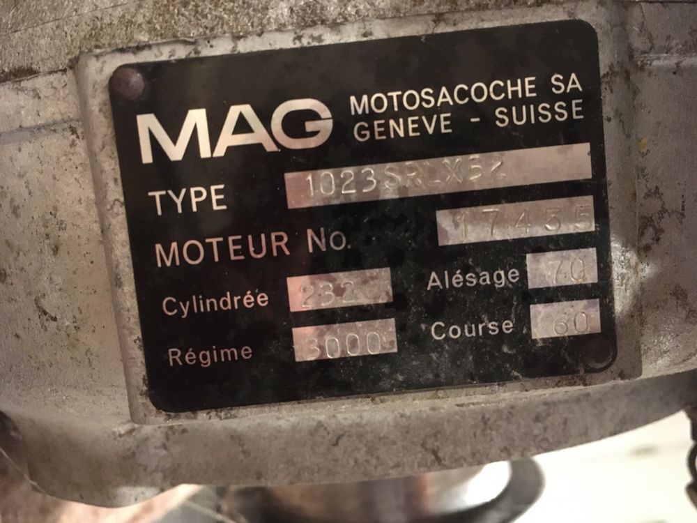 MAG Motor 1023 (Gebraucht) in Wilderswil für CHF 220 – nur Abholung auf ...