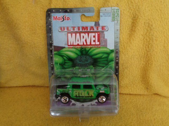 HUMMER H2, Hulk Comic Car, Marvel (Neu und originalverpackt) in ...