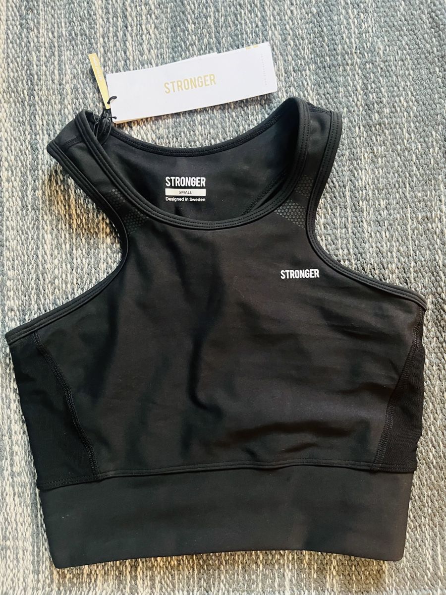 Sport BH von Stronger, Grösse S, Schwarz - Neu mit Etikett (Neu und ...