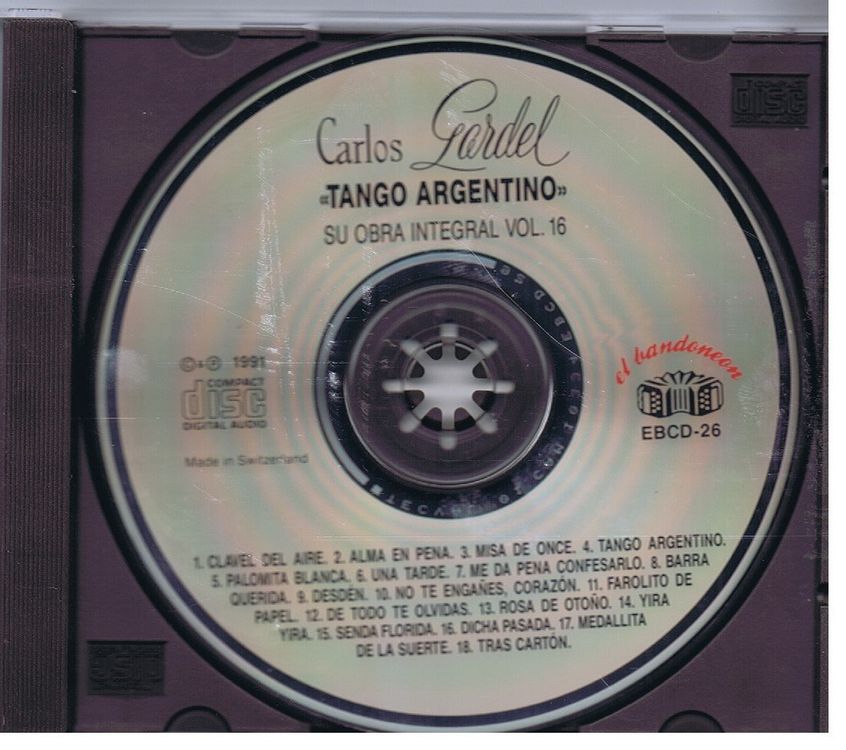 Carlos Gardel – Su Obra Integral - Vol. 16 / Tango Argentino (D ...