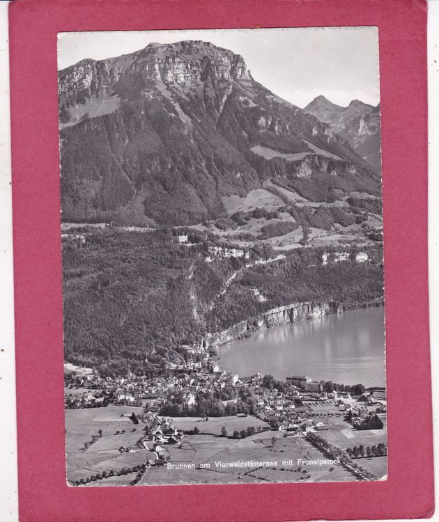 Brunnen am Vierwaldstättersee mit Fronalpstock 1958 (Gebraucht) in Herisau für CHF 1 – mit ...