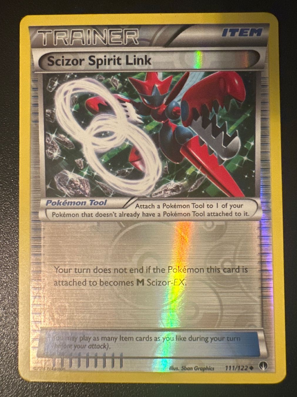 Scizor Spirit Link 111/122 XY Breakpoint (EN) Reverse Holo (Neu (gemäss ...