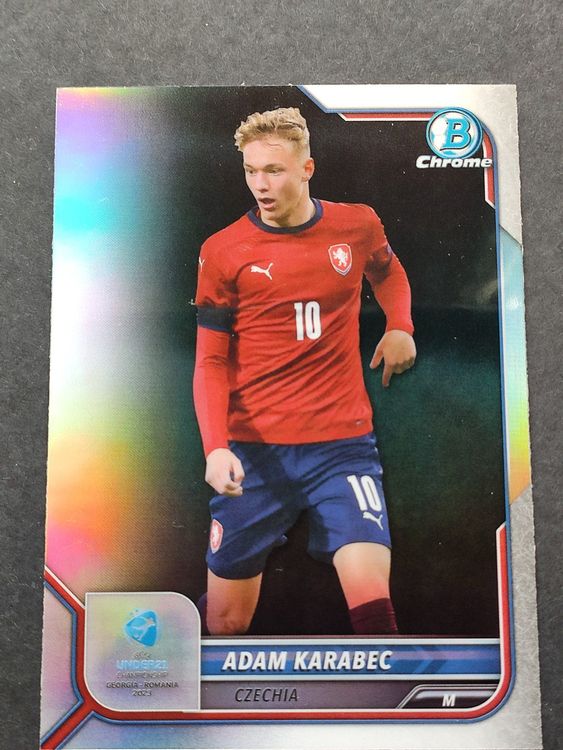 Adam Karabec Refractor aus 2023 Bowman Under 21 EM (Gebraucht) in Olten ...