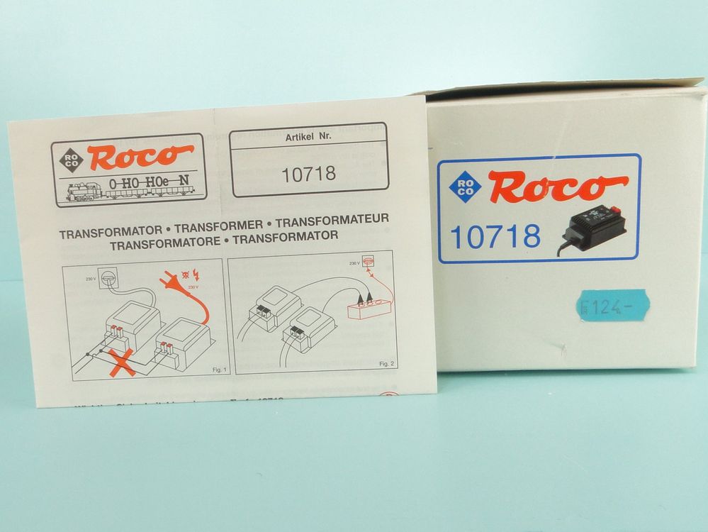 ROCO Trafo 10718 Trafo 230V 40 VA | Kaufen auf Ricardo