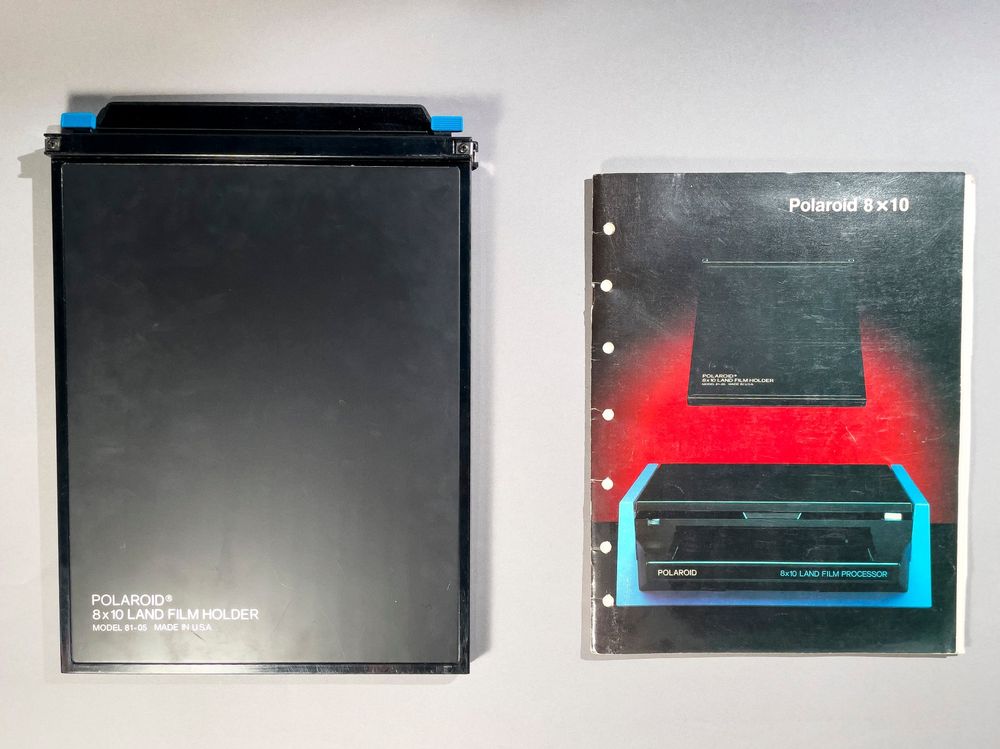 Polaroid 8x10 Land Film Holder Model 81-05 + Manual (Gebraucht) in ...