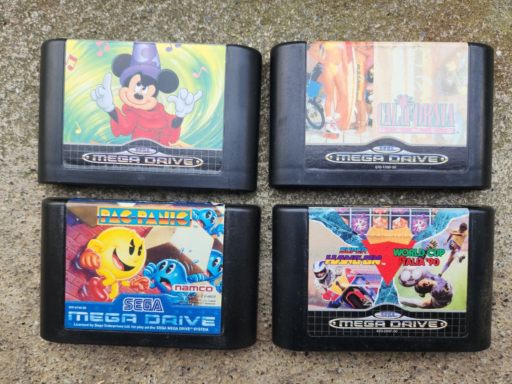 Sega Mega Drive Bundle: Pac Panic, Fantasia + 2in1 Pack 1Fr (Gebraucht ...