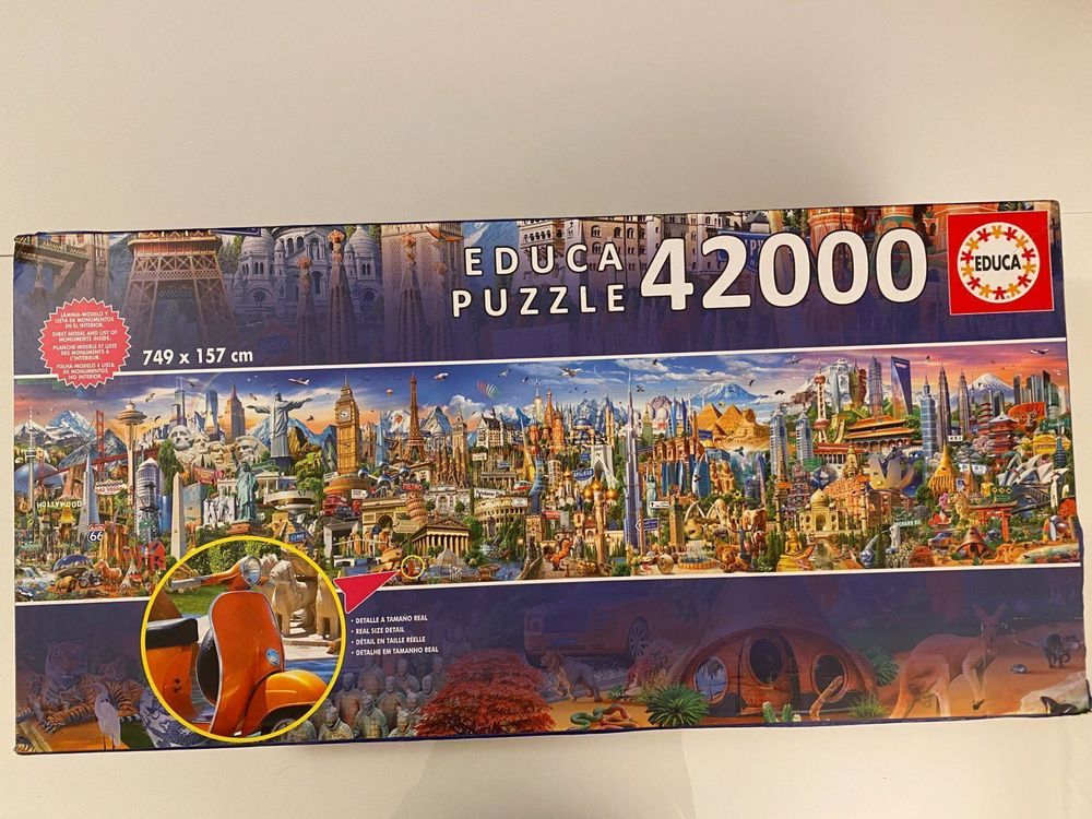 Puzzle "Around the World" (42'000 Teile) (Neu (gemäss Beschreibung)) in ...