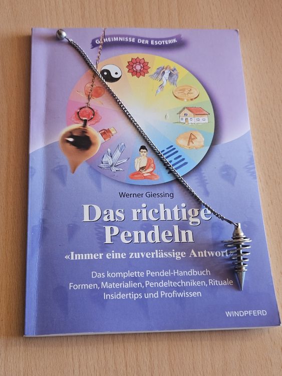 Pendel Set mit Buch "Das richtige Pendeln" (Gebraucht) in Lützelflüh ...