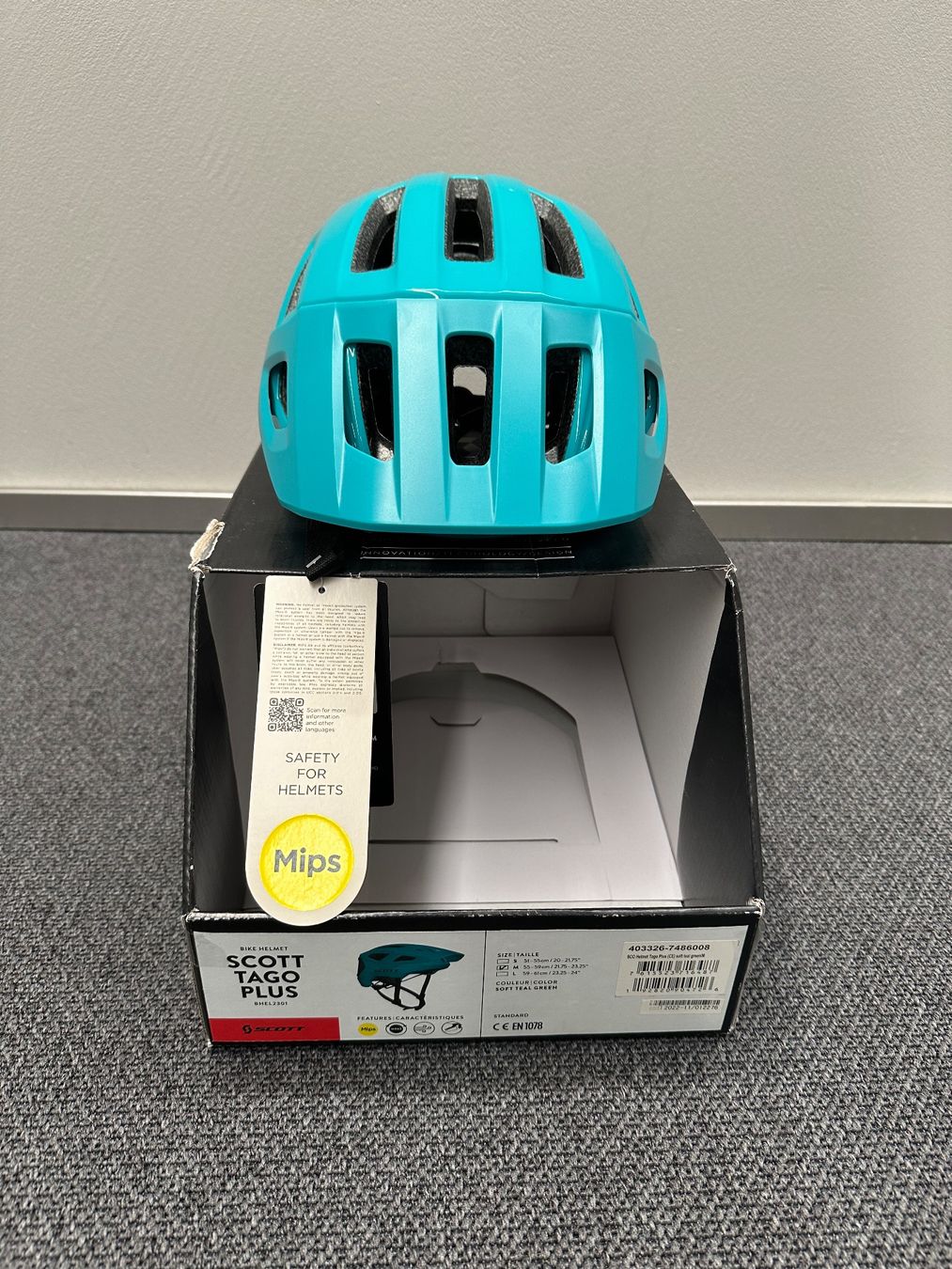 SCOTT Tago Plus Bike Helmet, MIPS, Grösse M (55-59cm) (Neu und ...
