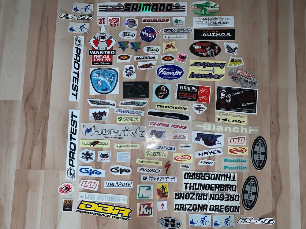 VELO BIKE MTB AUFKLEBER | STICKER 100 ST | Kaufen auf Ricardo