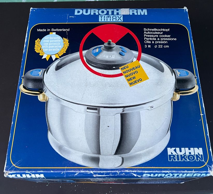 Dampfkochtopf Kuhn Rikon, DUROTHERM mit Doppelwand, NEU (Neu und originalverpackt) in Luzern für ...