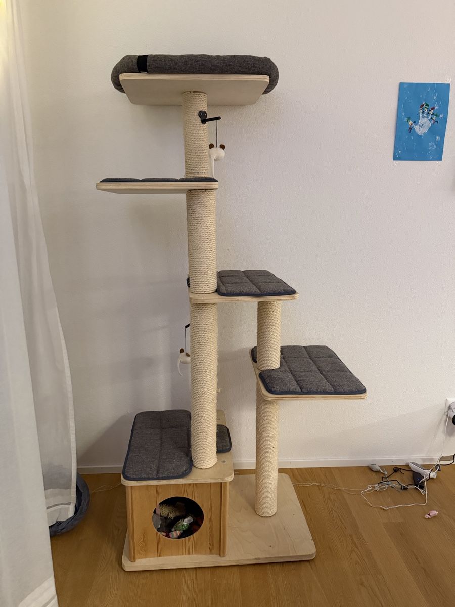 Cat Tree, Large, Multi-Level, With Condo and Scratching Post (Gebraucht ...
