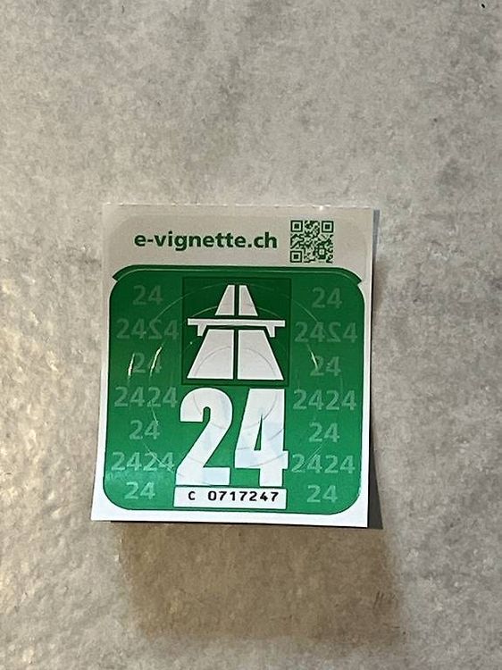 Autobahn Vignette 2024 unbenutzt (Neu (gemäss Beschreibung)) in Dotnacht für CHF 28 – mit ...