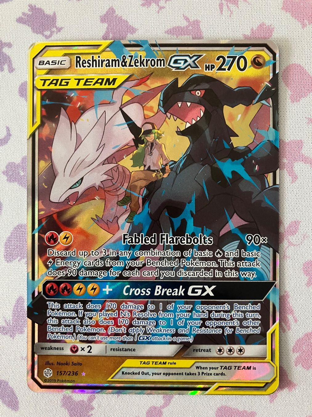 Pokémon reshiram & zekrom GX tag team 157/236 (EN) (Gebraucht) in Châtel-St-Denis für CHF 45 ...