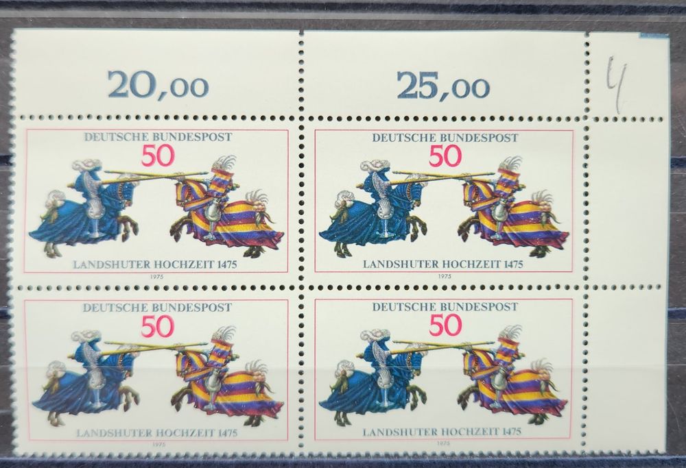 Deutschland-Mi 844 ** Viererblock (39) | Kaufen auf Ricardo